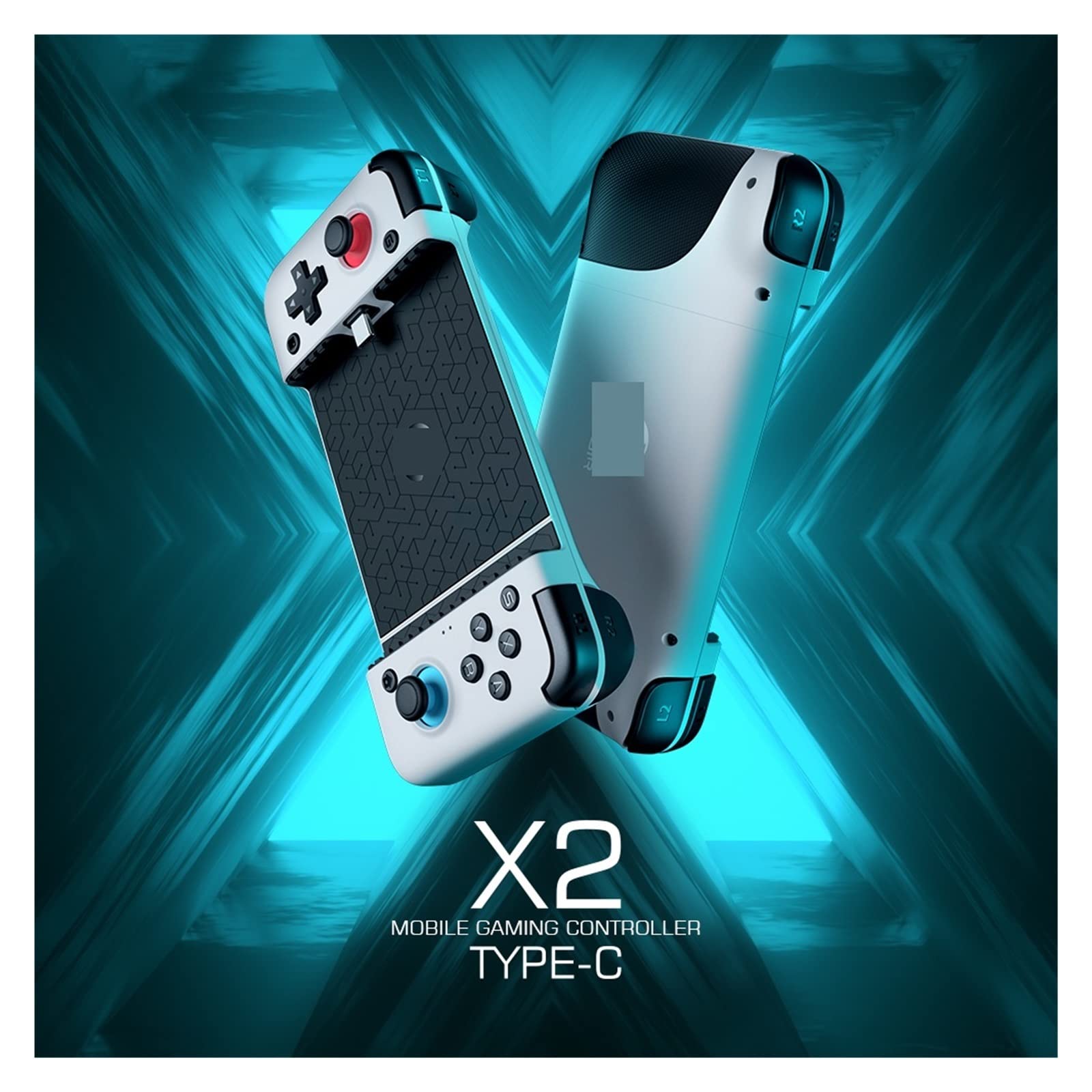 HEBBES GS X2 Gamepad Game Controller Joystick Compatible with Cellphone Cloud Gaming Xbox Game Pass, Stadia, GeForce Now, XCloud, Luna,Rainway (Color : Lightning Version)