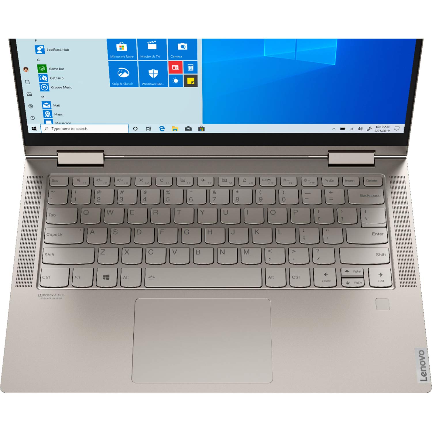 Lenovo 2022 Newest Yoga 2-in-1 Convertible Laptop, 14" FHD Touch Screen, Intel Core i5-10210U Processor, 8GB RAM, 1TB SSD, Backlit Keyboard, Fingerprint Reader, USB-C, Mica, Win 11