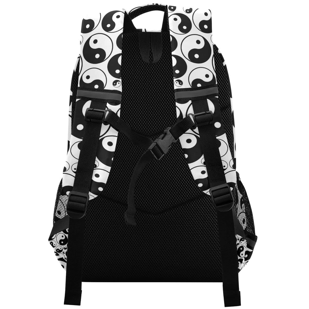 Glaphy Yin and Yang Symbols Backpack for Boys Girls Kids, Laptop Bookbag Lightweight Travel Daypack School Backpacks