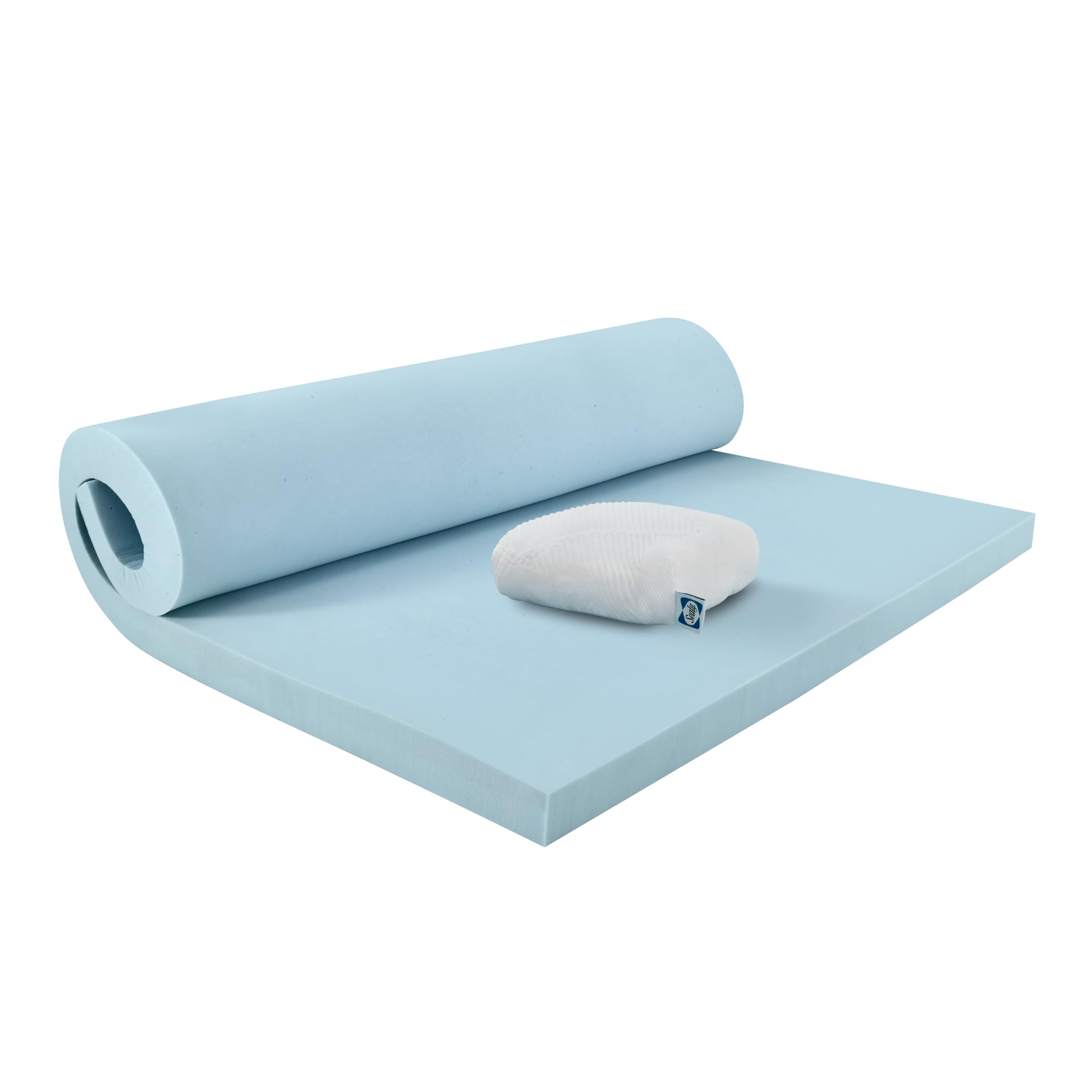 Sealy Dreamlife 3β Gel Memory Foam Mattress Topper with Cooling Cover, King