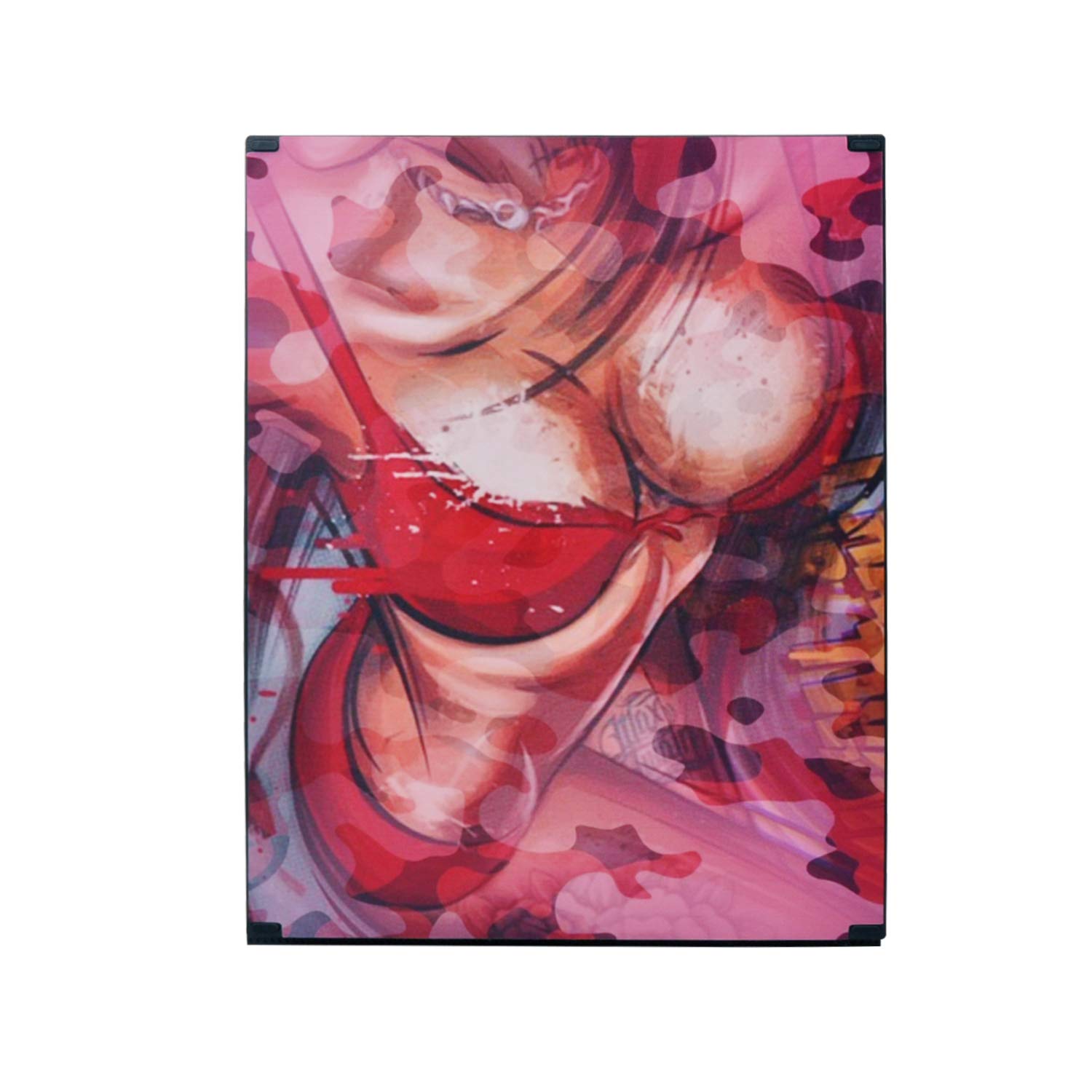 eXtremeRate Full Set Faceplates Cover, Home Guide Button Decal, Console Controller Skin Sticker for Xbox One X - Sexy Girl