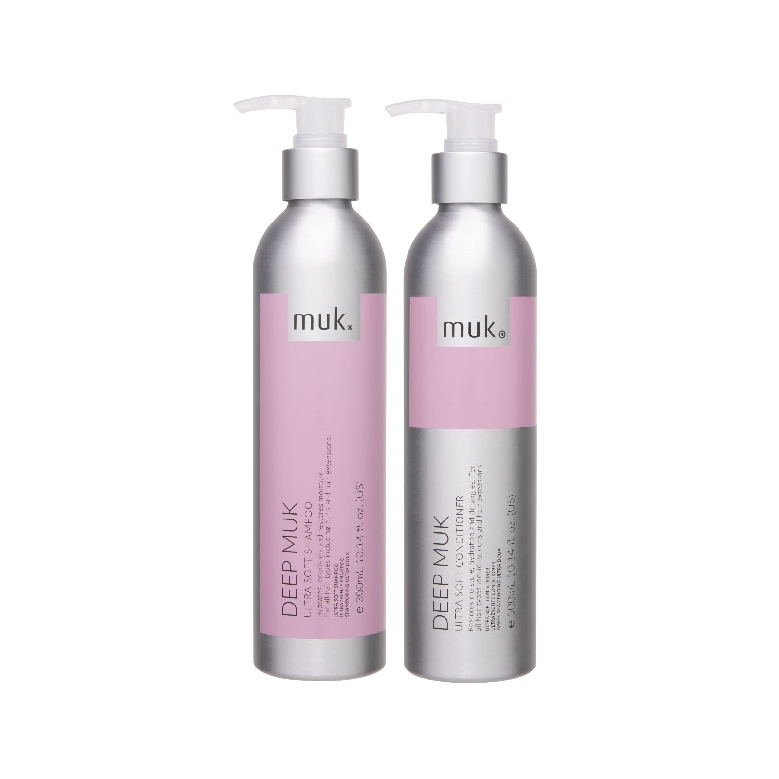 MUK. Haircare Deep Shampoo & Conditioner for Ultra Soft Hair