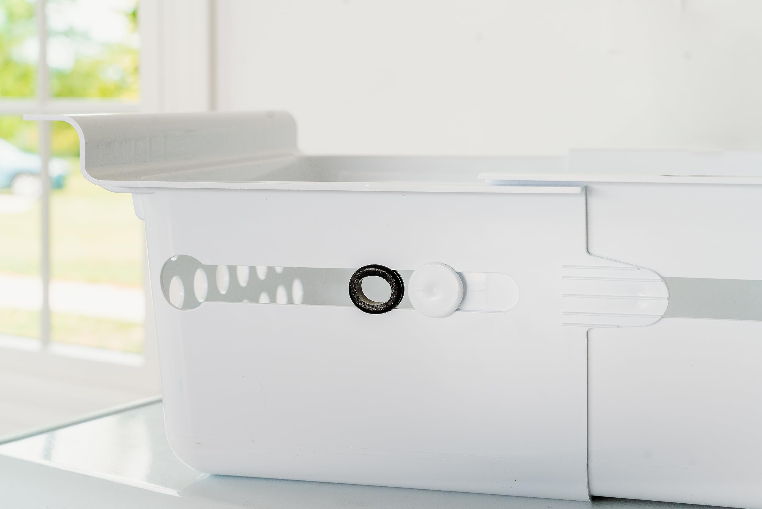 FreezerMax MEGA Basket, Large Universal Expandable Chest Freezer Basket. Heavy Duty Organizer for 15+ cu ft Deep Freezers. PLEASE MEASURE BEFORE ORDERING. Now With Basket Length Locks