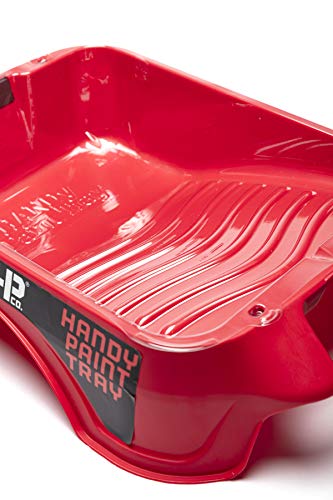 Handy Paint Tray, Deep-Well Design Holds Up to a Gallon of Paint or Stain, Sturdy Handles on Both Ends, Integrated Magnetic Brush Holder