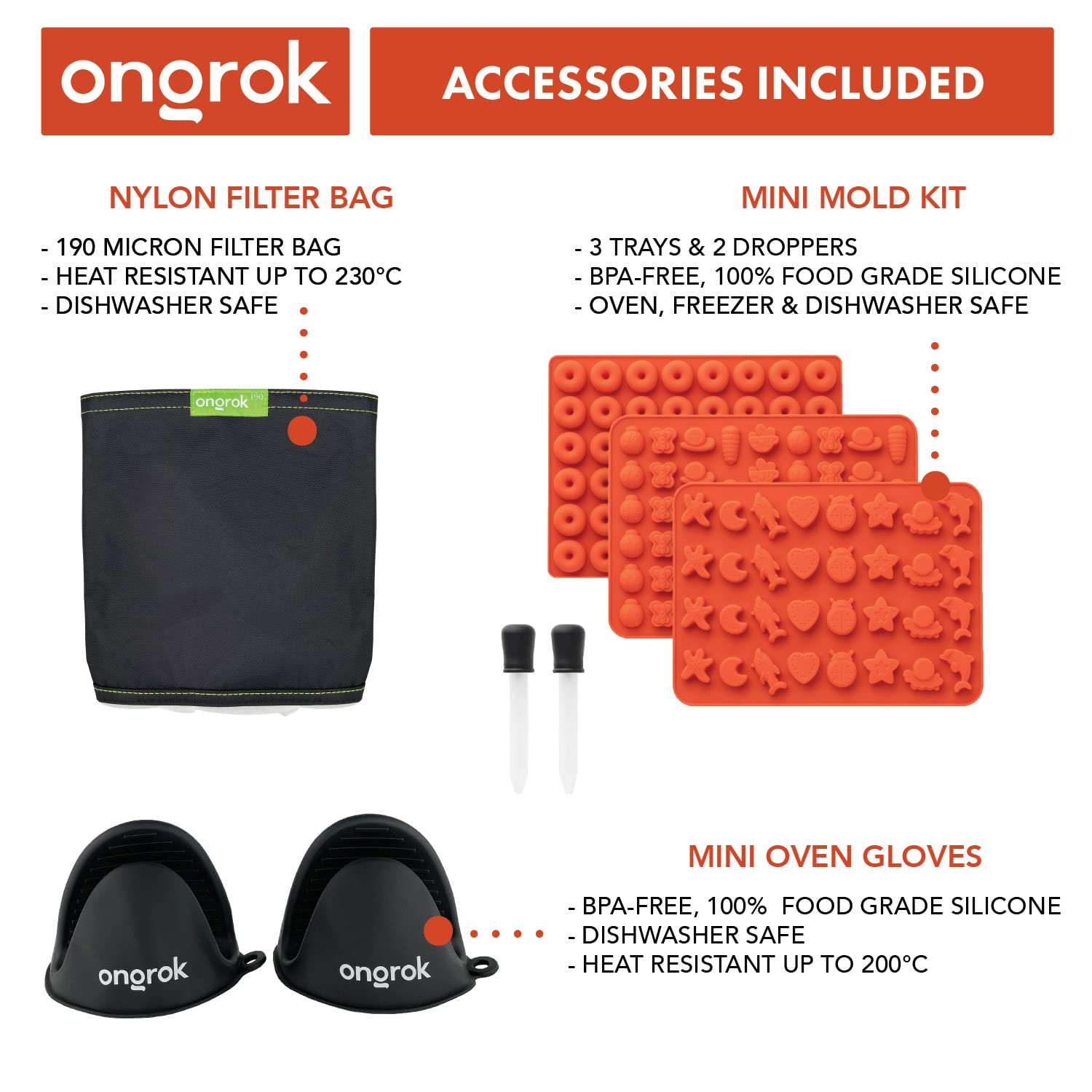 Decarboxylator Box by ONGROK, Stainless Steel, Airtight, Food Grade, Full Manual Decarb Kit with Infusion Accessories, Dishwasher & Oven Safe