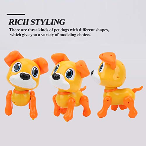 Robot Dog Toy, Safe Durable Smart Puppy, Patrol Mode for Playing Baby 3 Years Old + Children(Yellow)