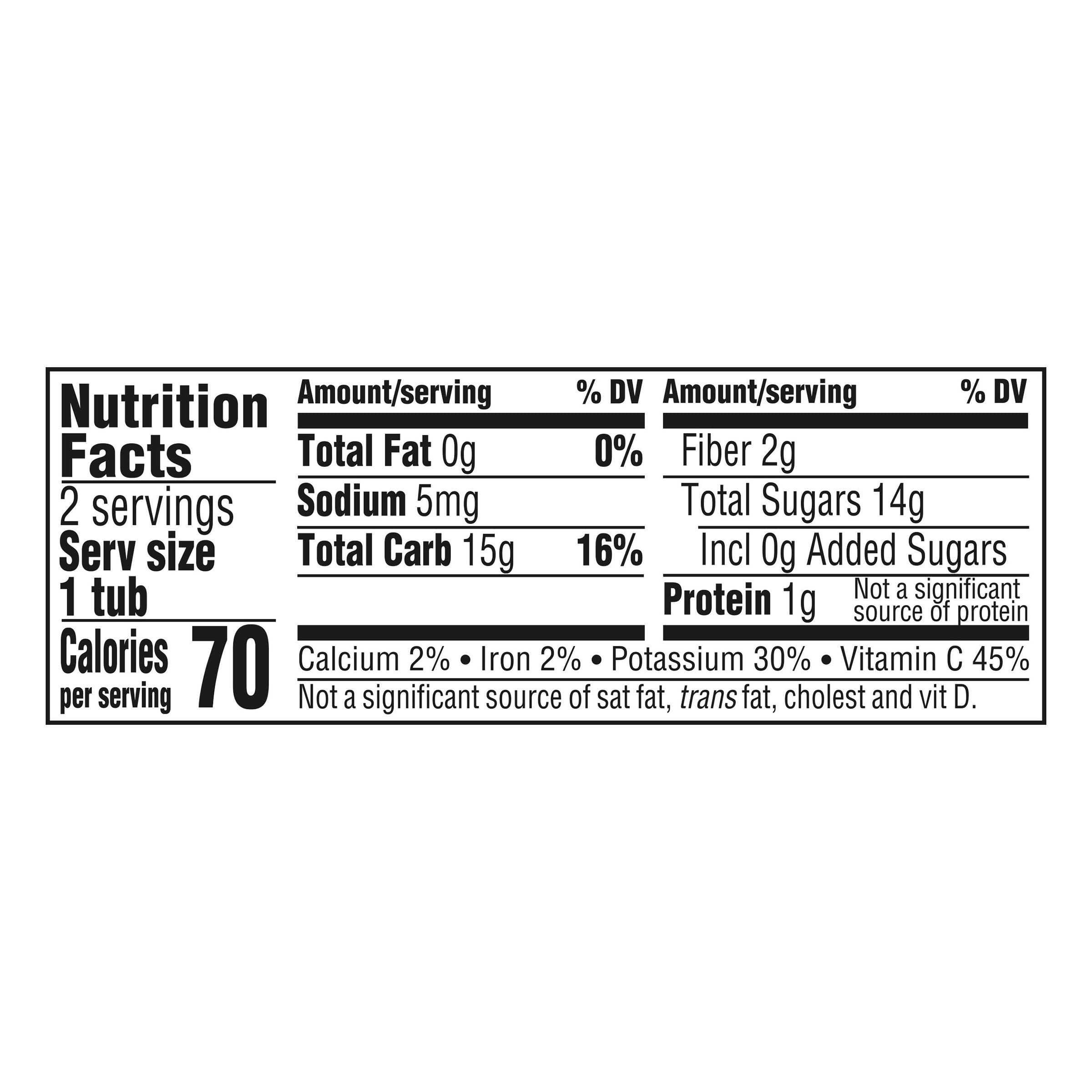 Gerber 2nd Food Baby Food Peach Puree, Natural & Non-GMO, 4 Ounce Tubs, 2-Pack