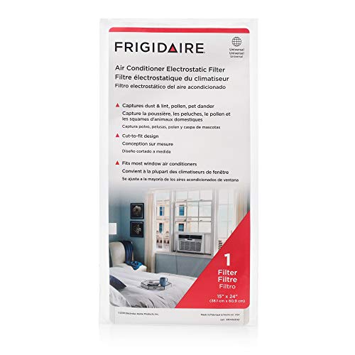 Frigidaire 18FFRACF01 Air Conditioner Filter, 15" x 24", White