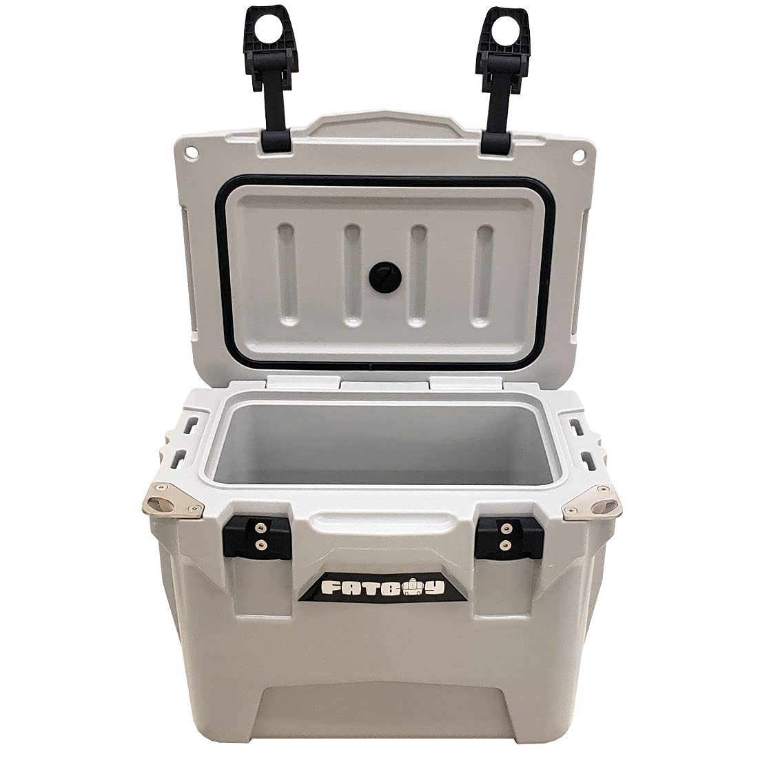 Fatboy 10QT Rotomolded Cooler Chest Ice Box Hard Lunch Box - Gray