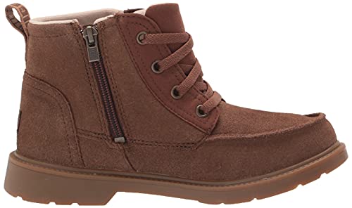 UGG K CHELHAM Weather Fashion Boot, Walnut Suede, 4 US Unisex Big Kid