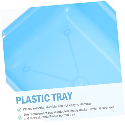 POPETPOP Chinchilla Cage Accessories Plastic Bins 4pcs Hamster Cage Tray Hamster Cages Small Pet Cage Supplies Plastic Tray Hamster Supplies Plastic Chassis Guinea Pig Bedding Plastic Trays