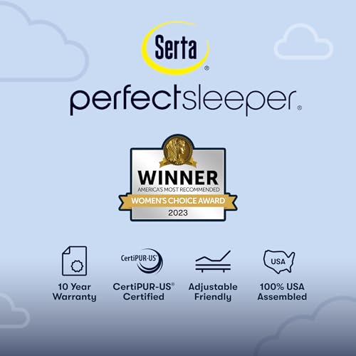 Serta Perfect Sleeper Ultimate 12" Queen Mattress - Extra Firm, Cooling Gel Memory Foam, Pocket Innersprings for Motion Isolation, Edge Support, CertiPUR-US Certified - Oasis Sleep