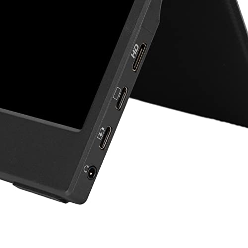 Jeanoko Portable Monitor, 1920x1080 Multiple Display Modes LCD Screen 13.3 Inch Gaming Monitor 16:9 for Laptop for Computer for Mobile Phone