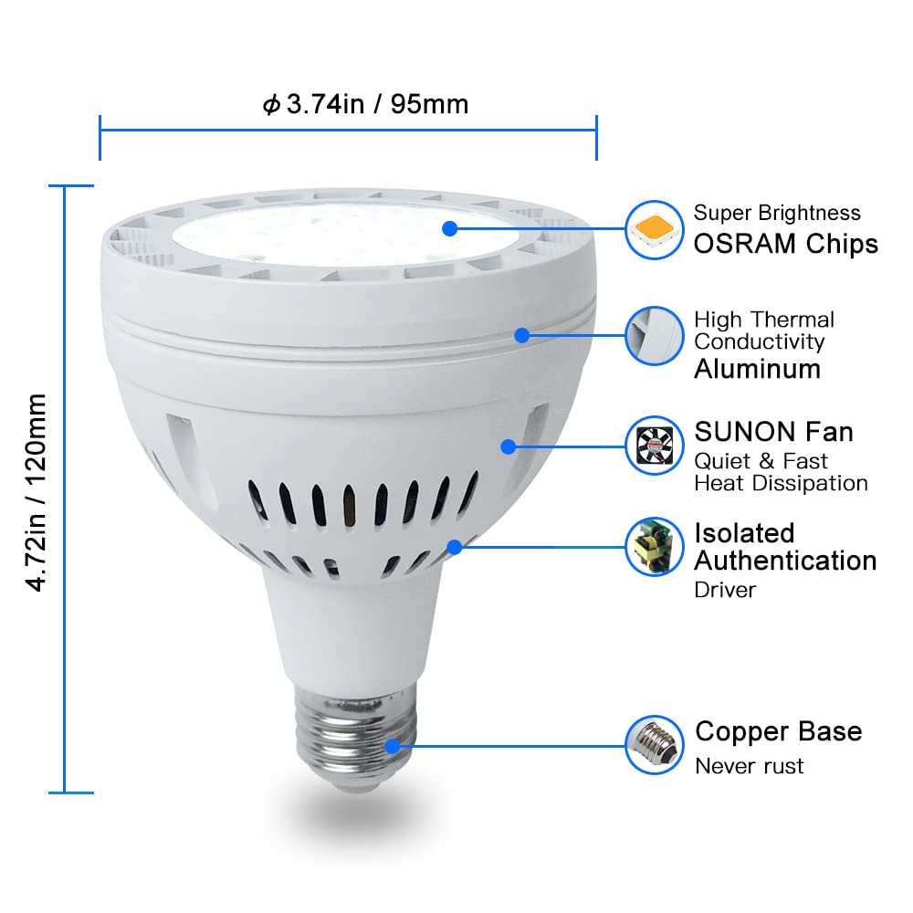 LED Pool Light for Inground Pool, 12V 50W 5000LM Daylight White Swimming Pool LED Light Bulb Replacement for 300~800W Traditional Bulb, Fit in for Pentair and Hayward Pool Light Fixtures