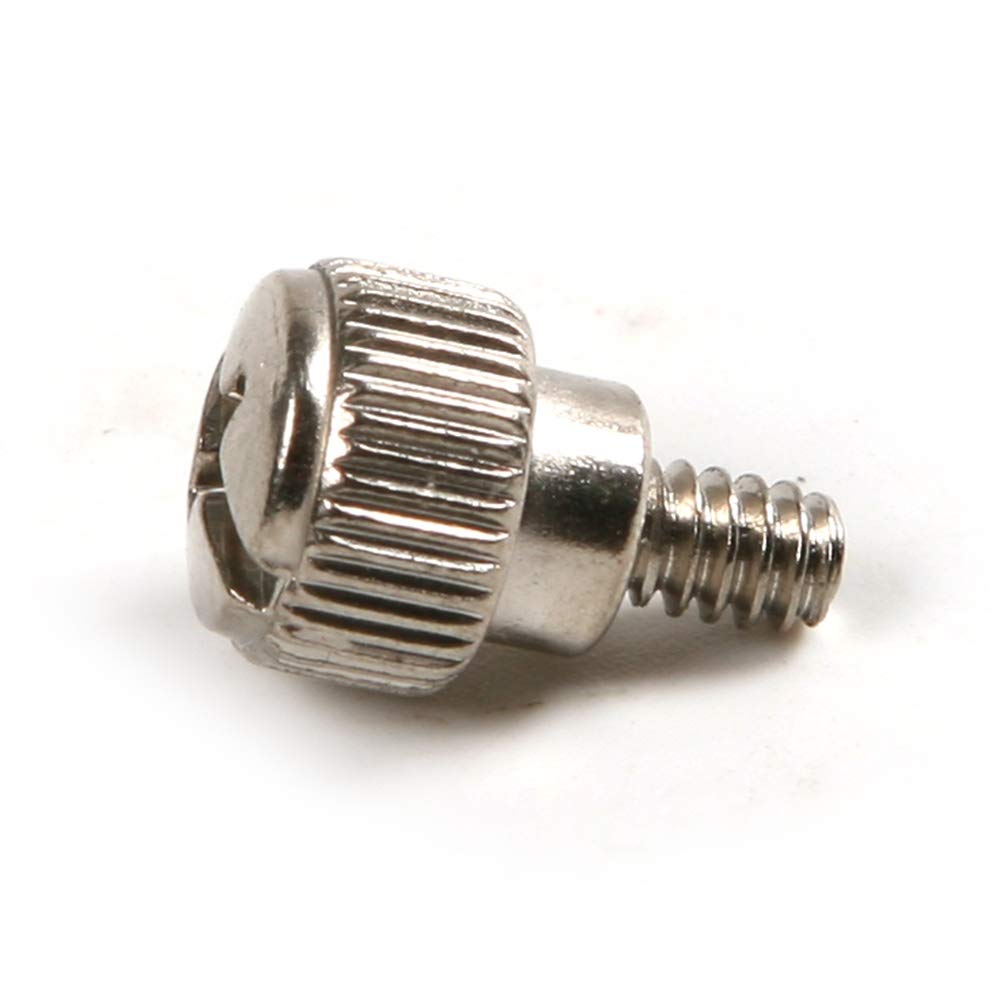 KHGWERO CZMY 6#32 * 5 Thumb Screws Nickel Computer PC Case Hand Tighten Screws Length 14mm for M3.5 Coarse Desktop Computers 10Pcs Lot