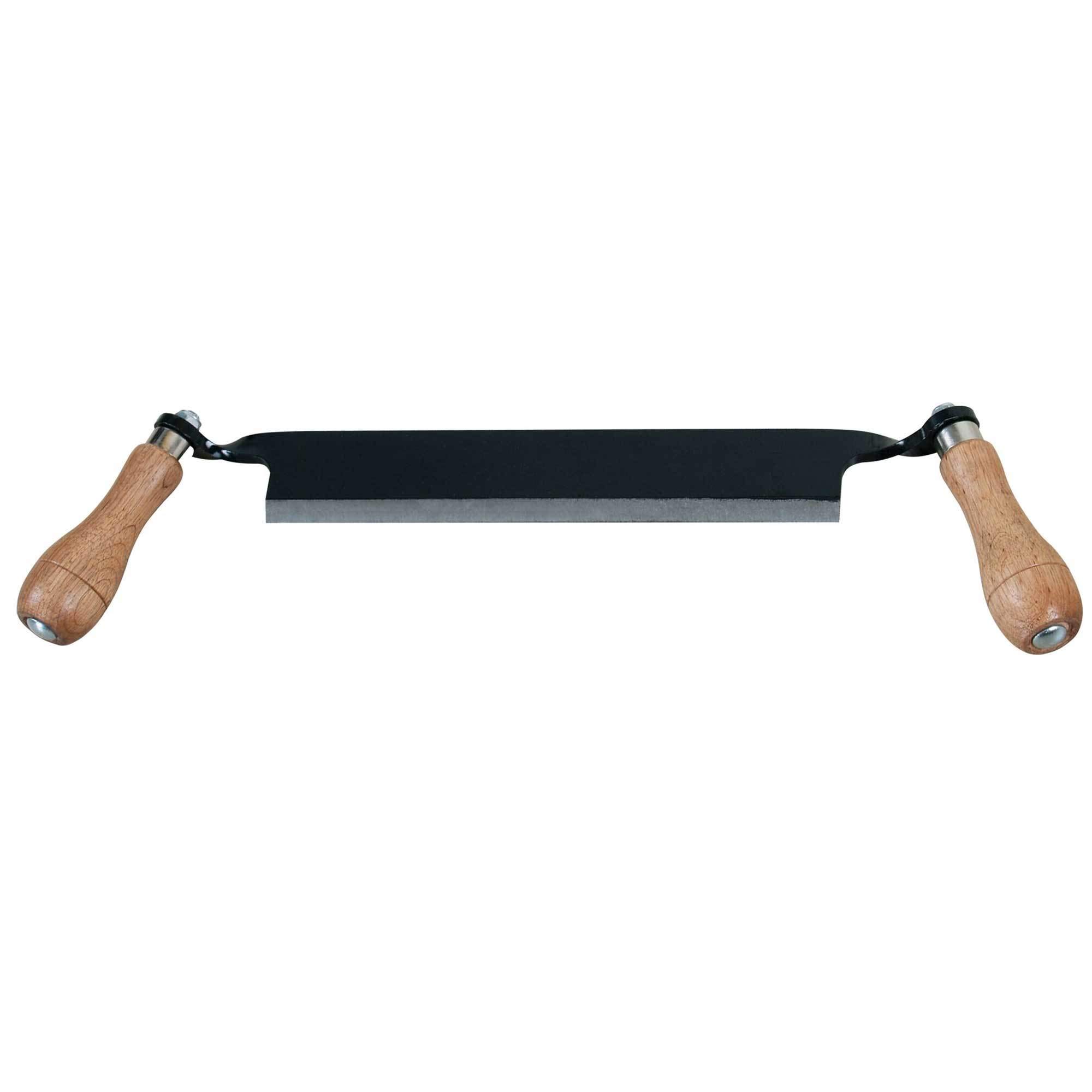 Timber Tuff 8" Straight Draw Shave Tool, Steel Blade, Woodworking Hand Tool for Debarking, Furniture Making, Log Shaving, Includes Blade Protector