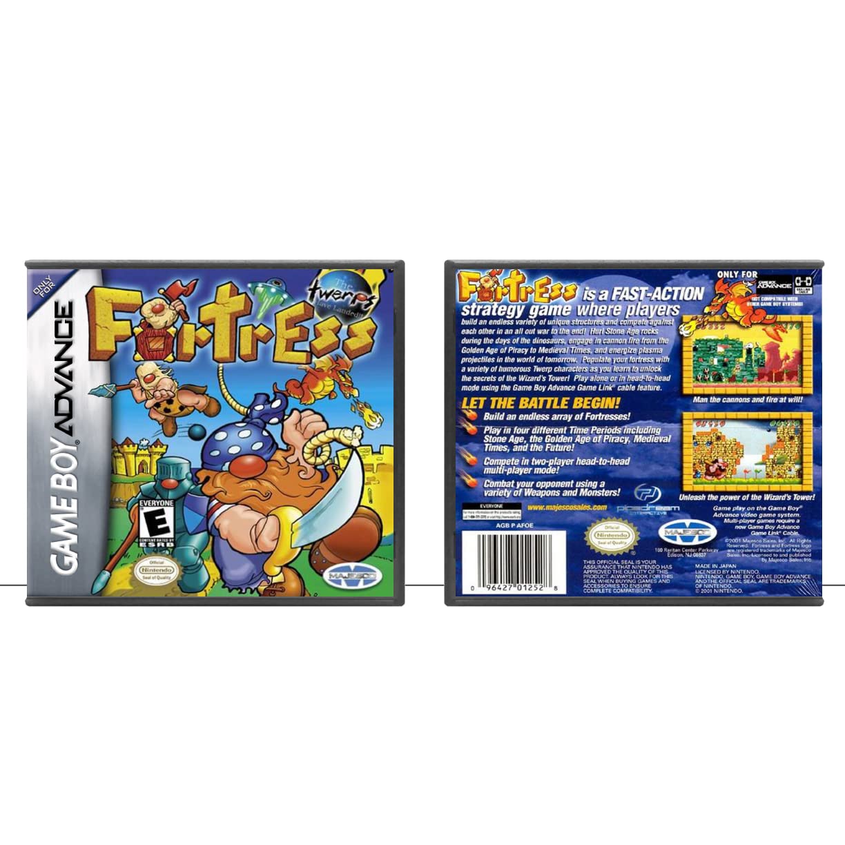 Fortress | (GBA) Game Boy Advance - Game Case Only - No Game
