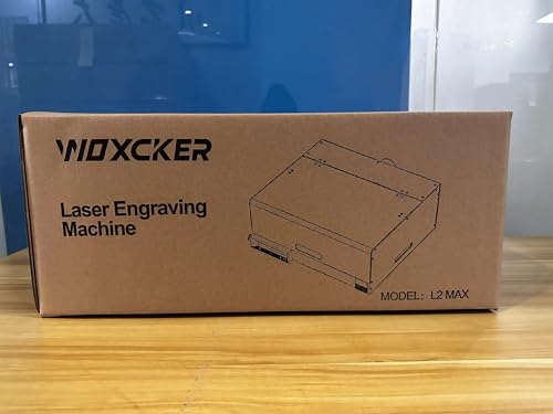 Laser Engraving Machine, Woxcker L2 MAX 5.5W Enclosure Laser Engraver, CNC Engraving Machine 0.01mm High Precision Laser Engraving and Cutting for Wood Metal Glass Suitable for Beginners