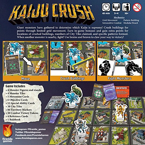 Fireside Games Kaiju Crush Board Games
