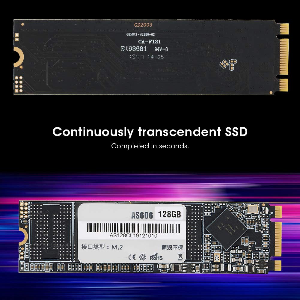 eboxer-1 2280 Solid State Drive, 128GB M.2/NGFF SSD, Heat Dissipation for Laptop Desktop Computer