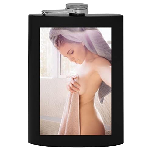FC Carino B35Y22D63W0403437M07T32C02S27-8oz Black Hip Alcohol Drinking Flask PDI #PIDP403437
