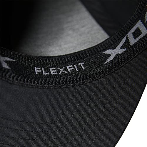 Fox Racing mens Flex 45 Flexfit Hat Baseball Cap, Black, Small-Medium