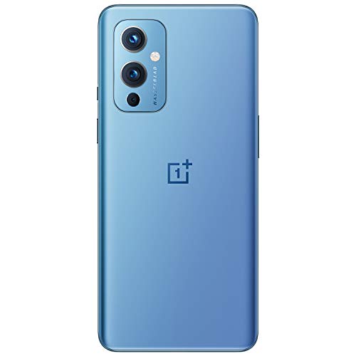 OnePlus 9 5G 256GB 12GB RAM LE2110 Factory Unlocked (GSM Only | No CDMA - not Compatible with Verizon/Sprint) China Version - Arctic Sky Blue