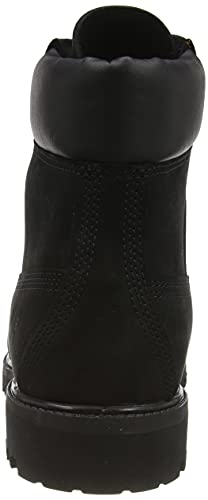 Timberland Men's 6 inch Premium Waterproof Boot, Black Nubuck, 8.5