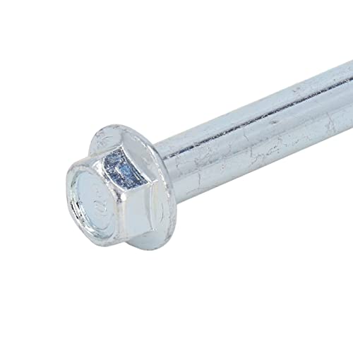 Hex Head, Half Tapped Screw Carbon Steel 10 Pcs High Hardness Standard Size Heavy Duty Extended for Gasoline Generator (10 * 210)