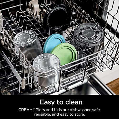 GUANGLU 8 Pack Ice Cream Pints Cup, Leak Proof Ice Cream Containers with Lids for Ninja Creami Pints NC299AM and C300 Series Ice Cream Maker