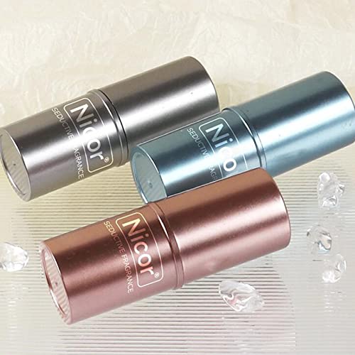 Grospe 3PCS Solid Balm Sets Solid Perfume Portable Pocket Balm Perfume Perfect for Travel Use Natural Fragrance Parfum for Men and Women (A)