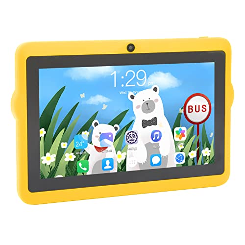 Kids Tablet, 100240V Toddler Tablet 5G WiFi Dual Band Dual Camera 2GB 32GB with Stand for Home (US Plug)