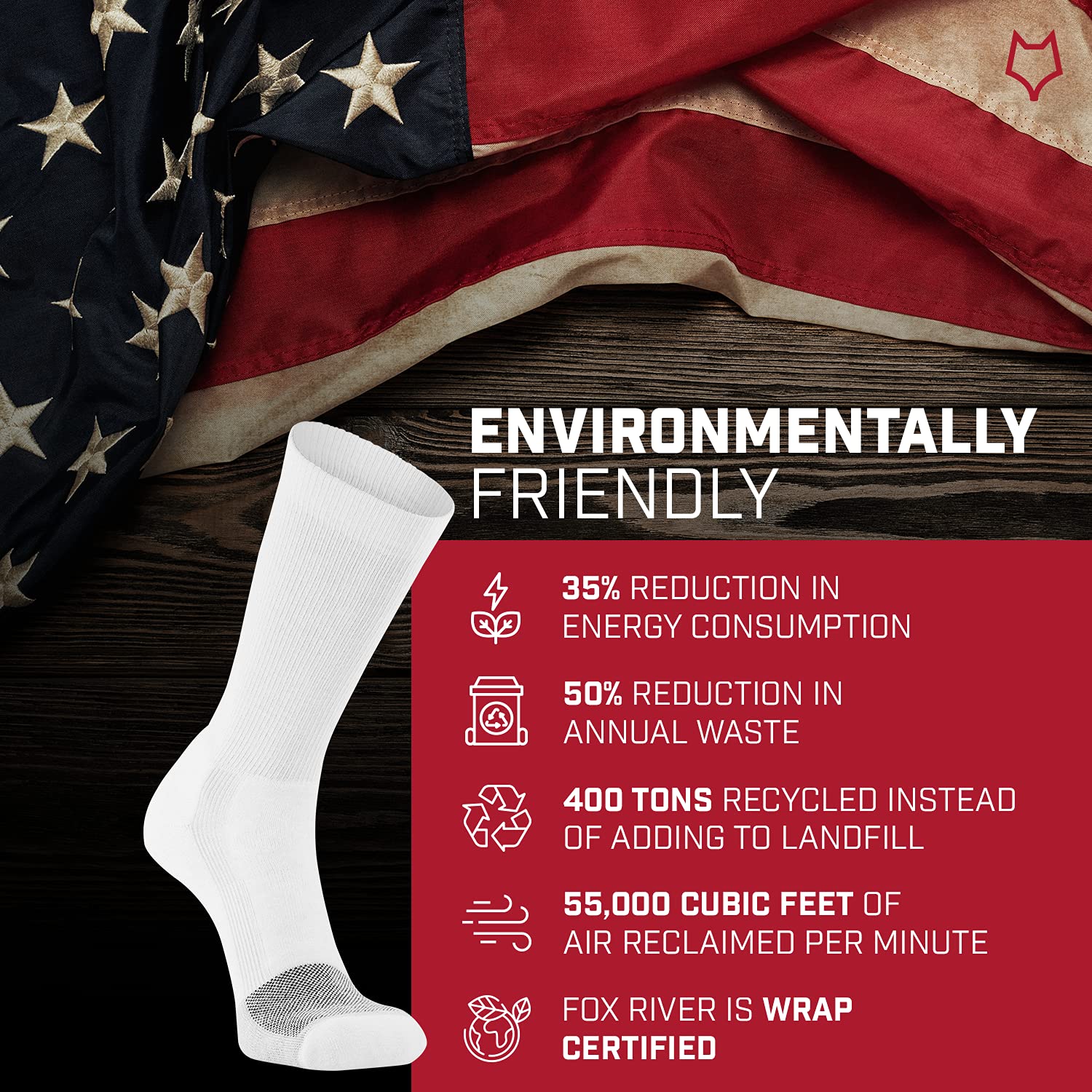 FoxRiver Wick Dry Triathlon Sports Crew Socks Lightweight Men’s Athletic Socks with Moisture Wicking Performance Fabric - White - Large, (1308)