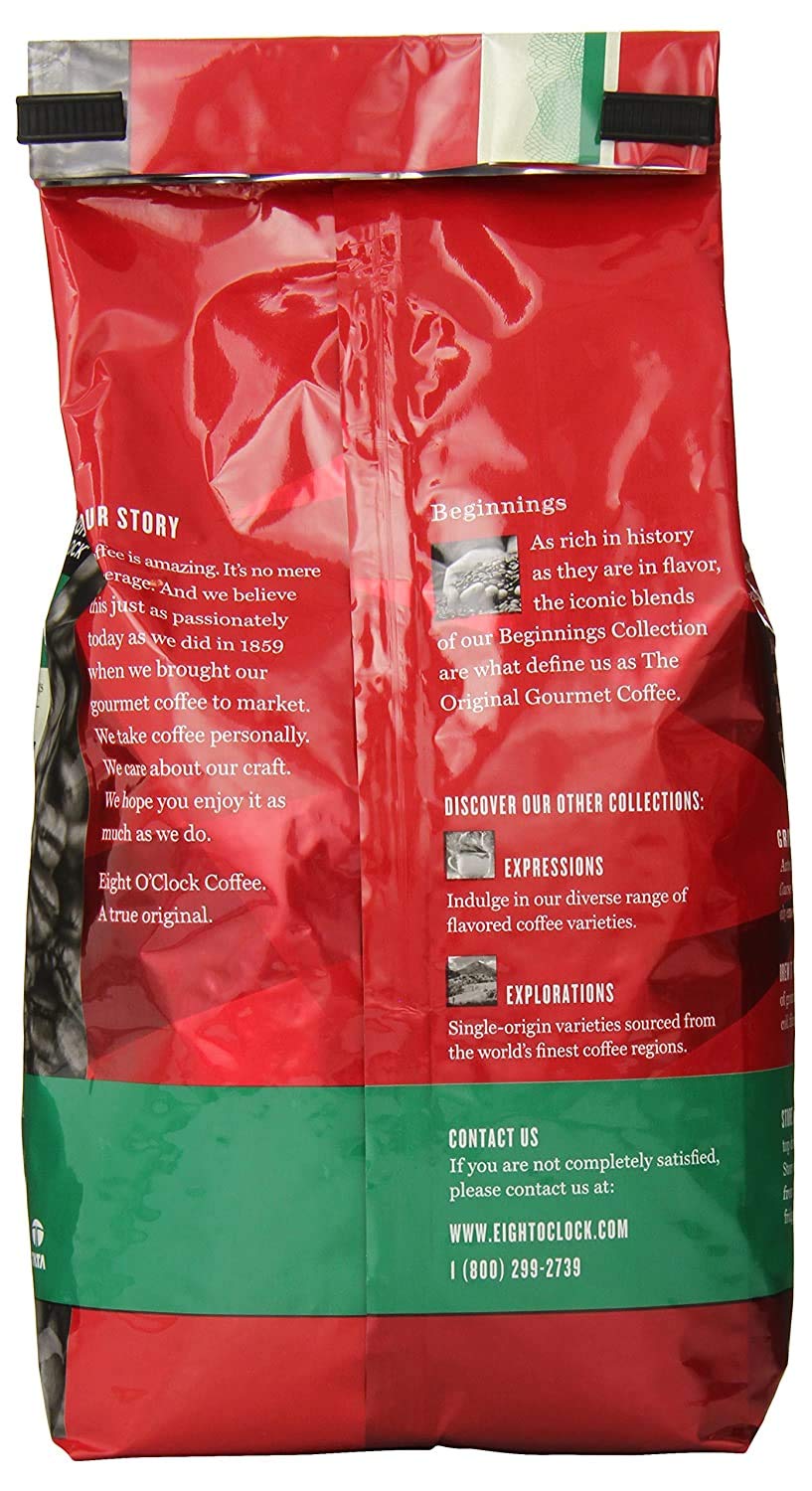 Eight O'Clock Whole Bean Coffee, The Original Decaf, 24 Ounce