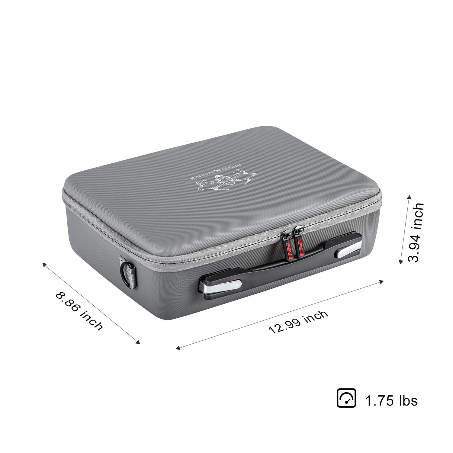 GLGLMA Carrying Case for DJI AIR 2/2S Drone Accessories Storage Bag Hard Case Pressure Resistance Waterproof Large Capacity