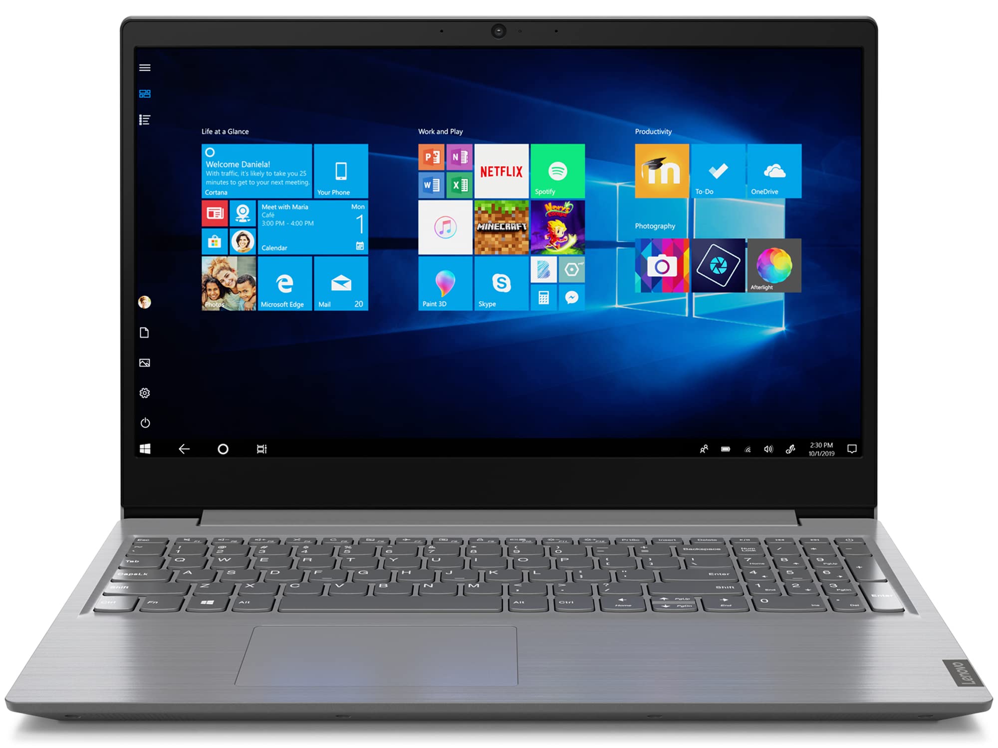 Lenovo V15 IGL Home & Business Laptop (Intel Celeron N4020 2-Core, 8GB RAM, 500GB HDD, Intel UHD 600, 15.6" 60Hz HD (1366x768), WiFi, Bluetooth, Webcam, HDMI, USB 3.2, Win 10 Home) (Renewed)
