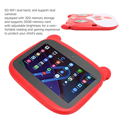 Kids Tablet, Octa Core HD Tablet 5000mAh US Plug 100240V for Game US Plug