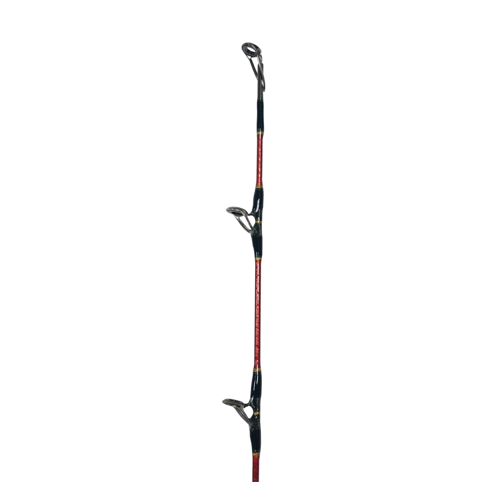 EatMyTackle Snapper Whacker Jigging Rod | Saltwater Fishing Rod (15-20lb. Slow Action, 2pc)