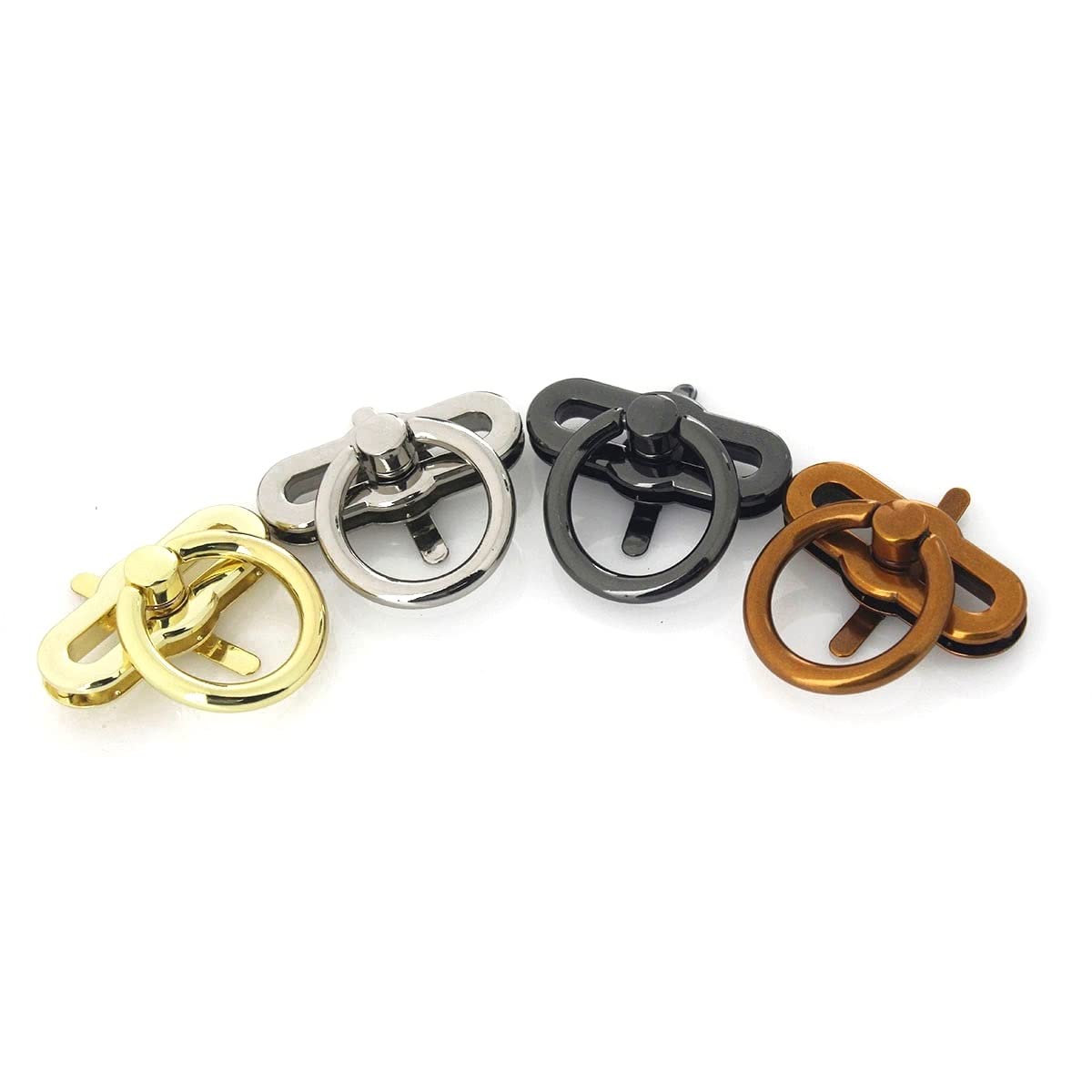 GGRBH Metal Turn Lock Durable Lock Clasp for DIY Handbag Bag Purse Luggage Hardware Closure Bag Parts Accessories