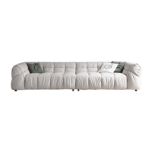 ZHYH Cushion Living Room Sofa European Waterproof Fabric Lounge Cozy Sofa Beds Minimalist Furniture (Color : D, Size : Three Seat)