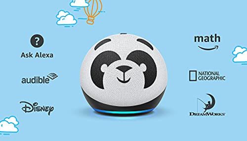 Echo Dot (4th Gen, 2020 release) Kids | Designed for kids, with parental controls | Panda