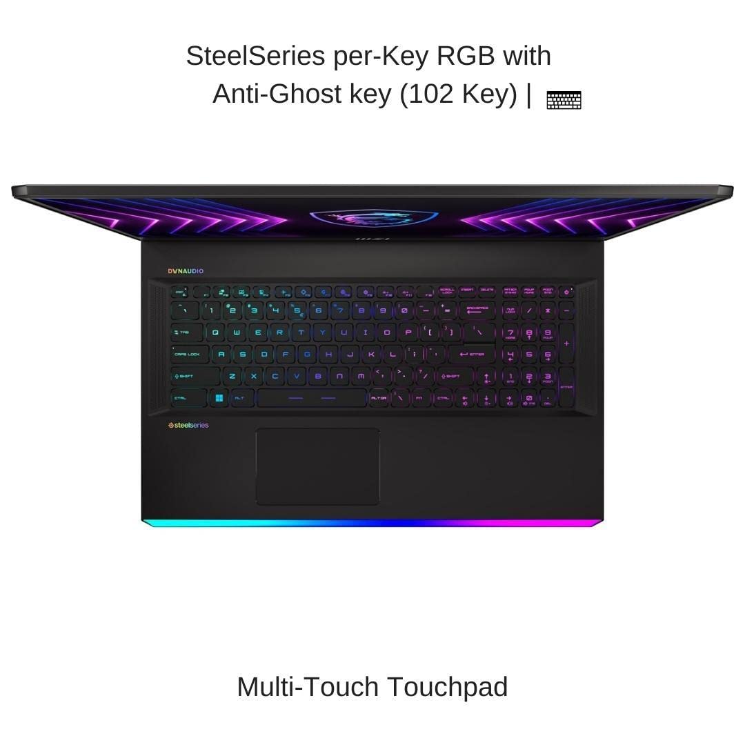 HIDevolution MSI Raider GE77HX 12UGS 17.3" QHD 240Hz, 1.5 GHz i7-12800HX, RTX 3070 Ti, 32 GB 4800MHz RAM, 2 TB PCIe SSD