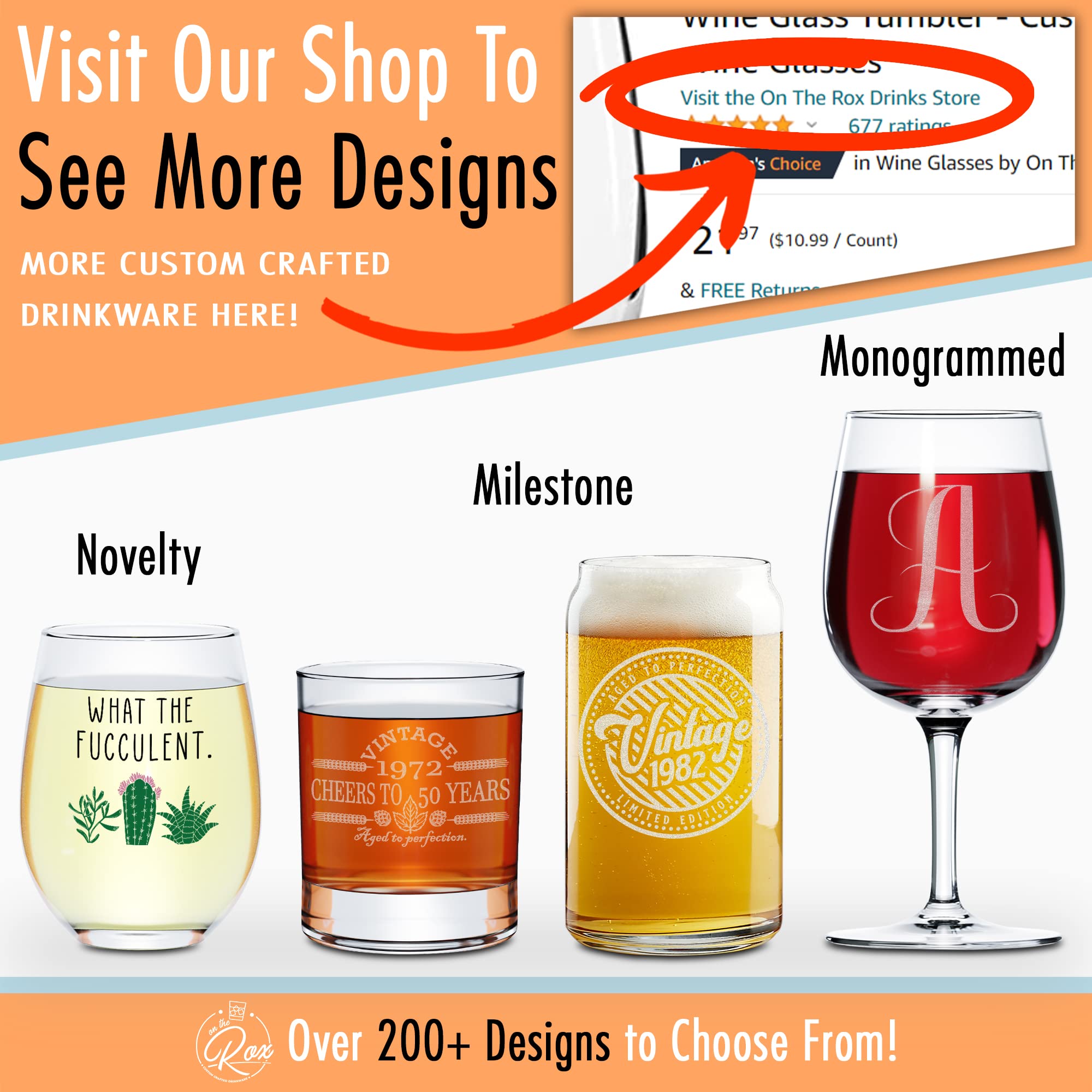 Funny Wine Glass Gift- 17 Oz Stemless Wine Glass (What The Fucculent)