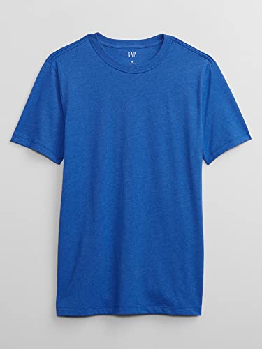 GAP Mens Everyday Soft Crew Neck T-Shirt Shirt, Bristol Blue 2, Medium US