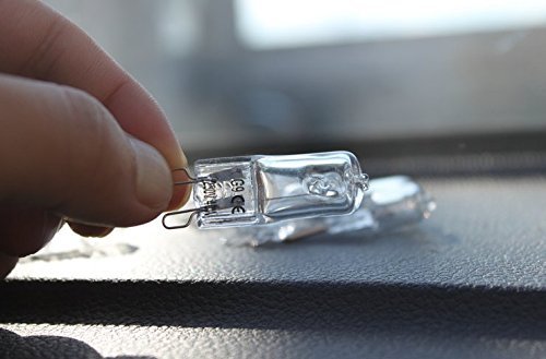 G9 25W Halogen Bulb T4 G9 Halogen Bulbs 25W T4 JCD G9 Bi-pin Base 25 Watt G9 120V 25 Watt Bulb Halogen Bulb,Clear,Warm White 2700K,10 Pack