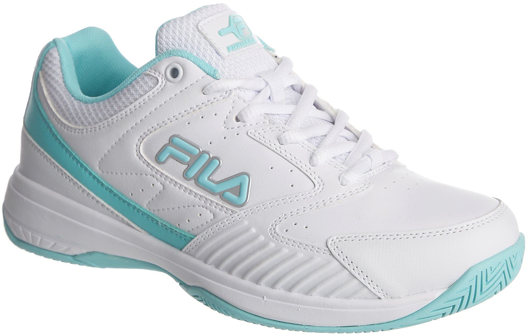 Fila Womens Rifaso Tennis-Pickleball Shoes 8 White/Aruba blule