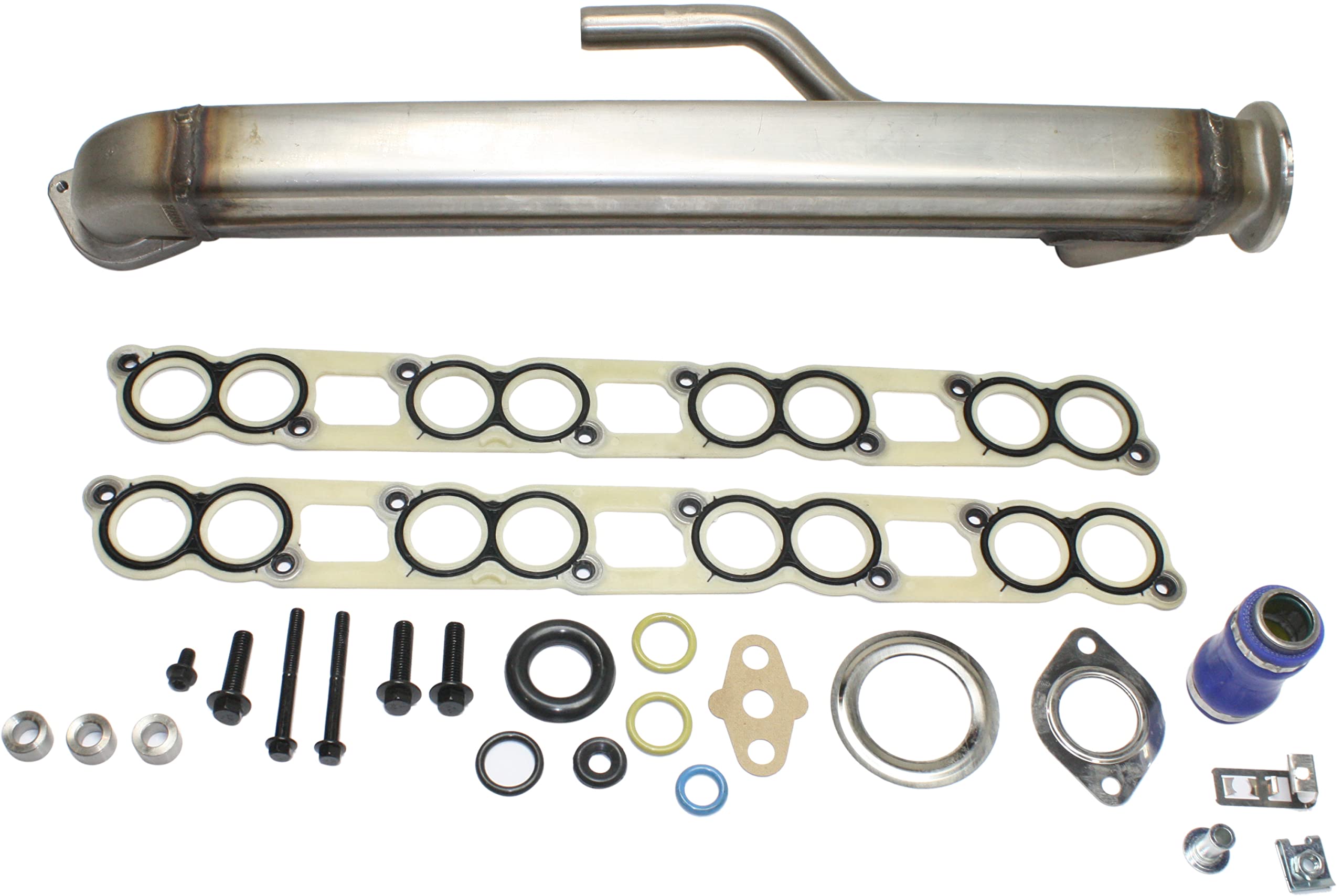 Garage-Pro EGR Cooler Kit Compatible with 2004-2005 Ford Excursion, Fits 2004-2005 Ford E-350 Club Wagon, Fits 2004-2010 Ford E-350 Super Duty with Straight Tube Core, from 9/22/03