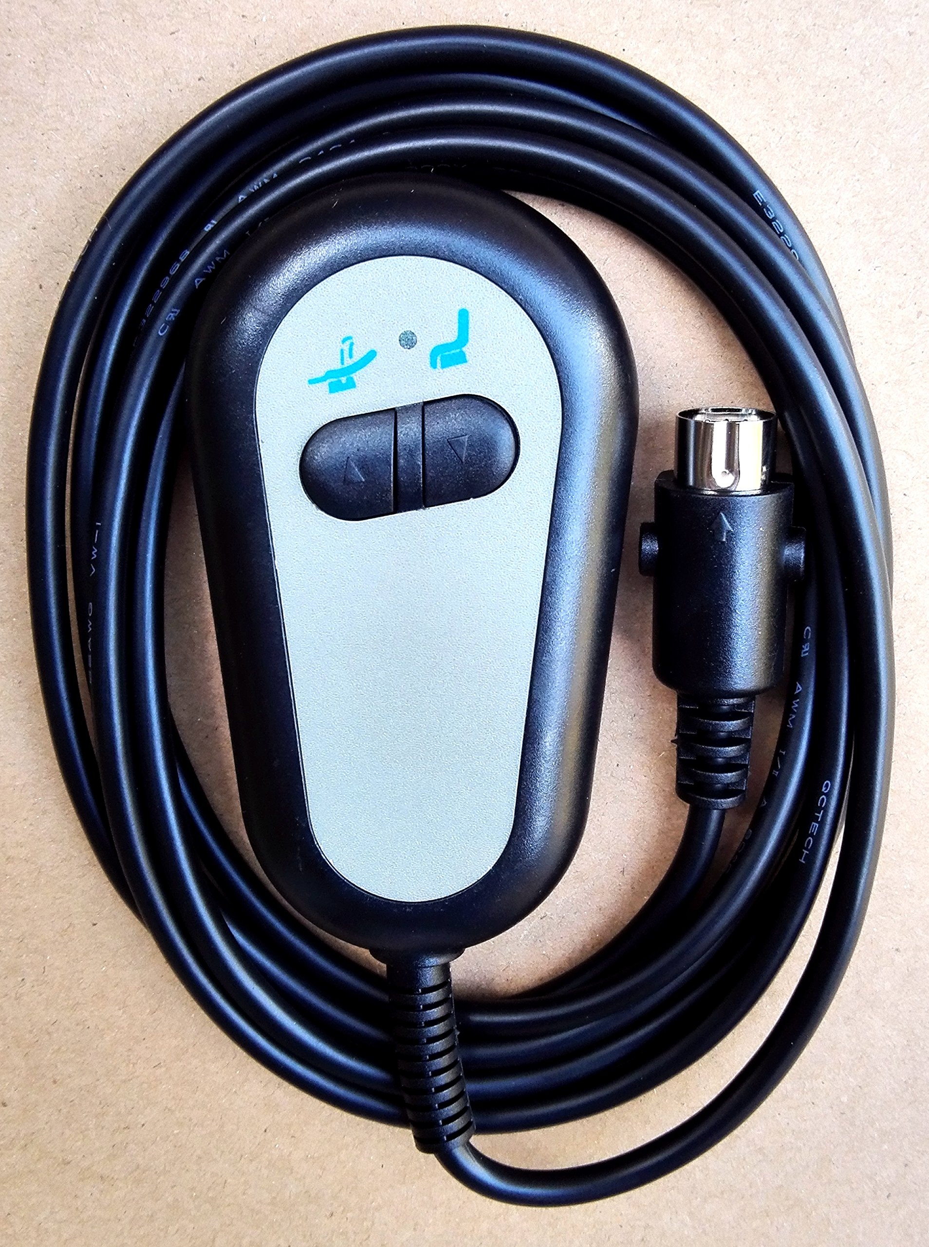 GYG Generic 2 Button (UP/Down) 5PIN Roll line 180° Lift Chair OR Power Recliner Hand Control for OKIN OR LIMOSS 3/5 Wire Controller,Mouse Shape