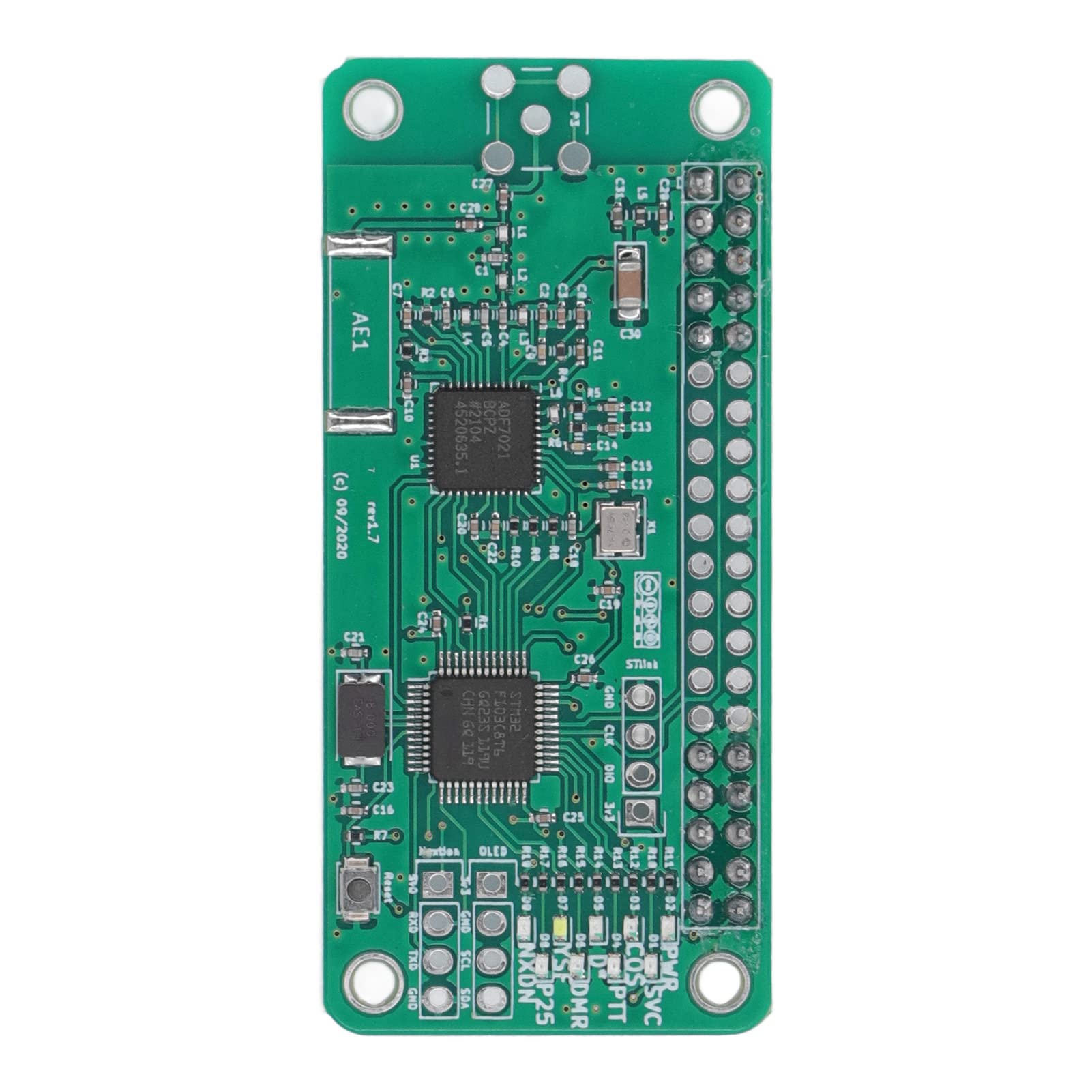 Hotspot Module Set, Multi Mode Hotspot Expansion Board UHF VHF Good Compatibility USB Ports with RF Connector for Project Development