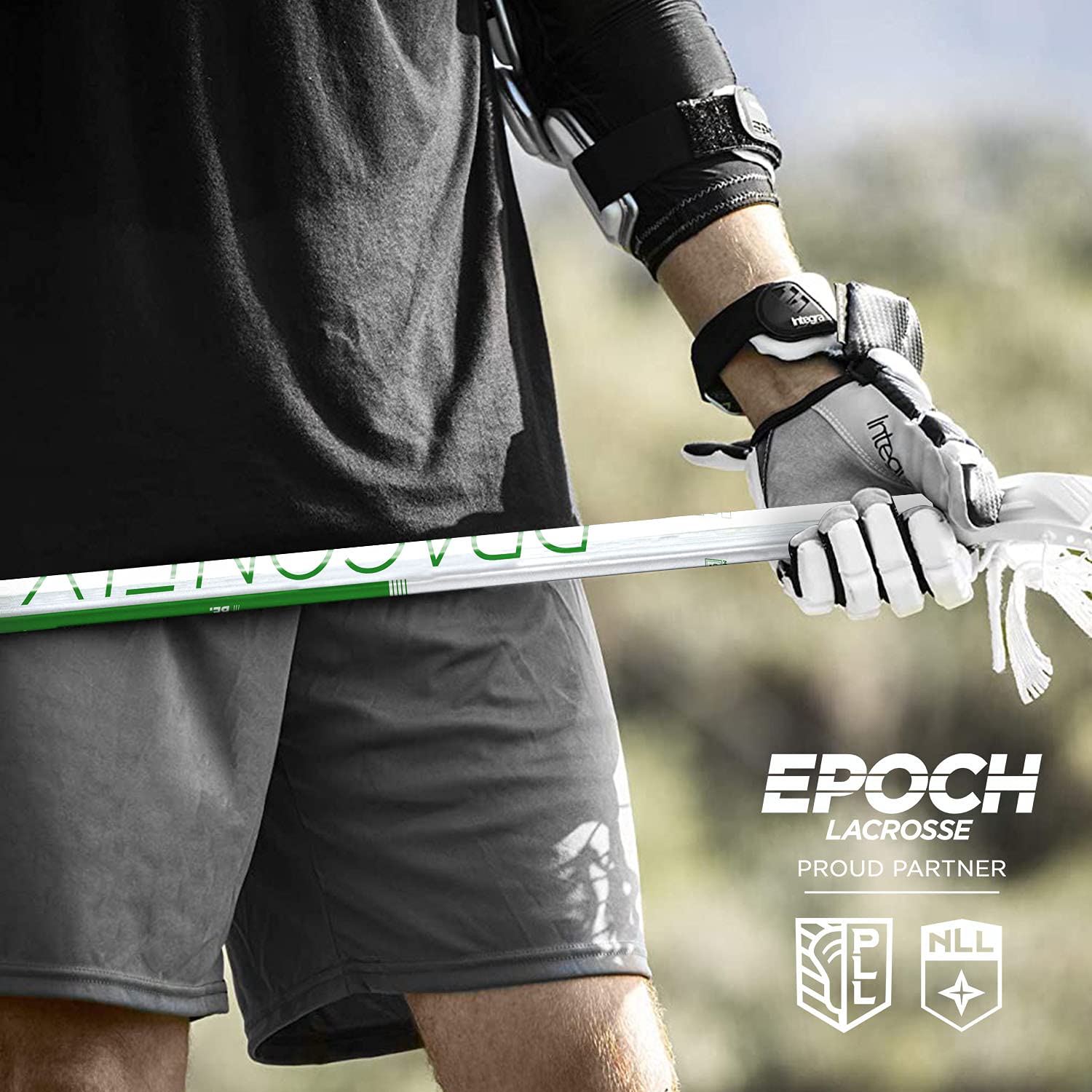 Epoch Dragonfly Pro Lacrosse Shaft for Attack/Midfield, 30" Mid-Flex iQ5, C30, Removable End Cap, 6 Month Warranty, Forest Green